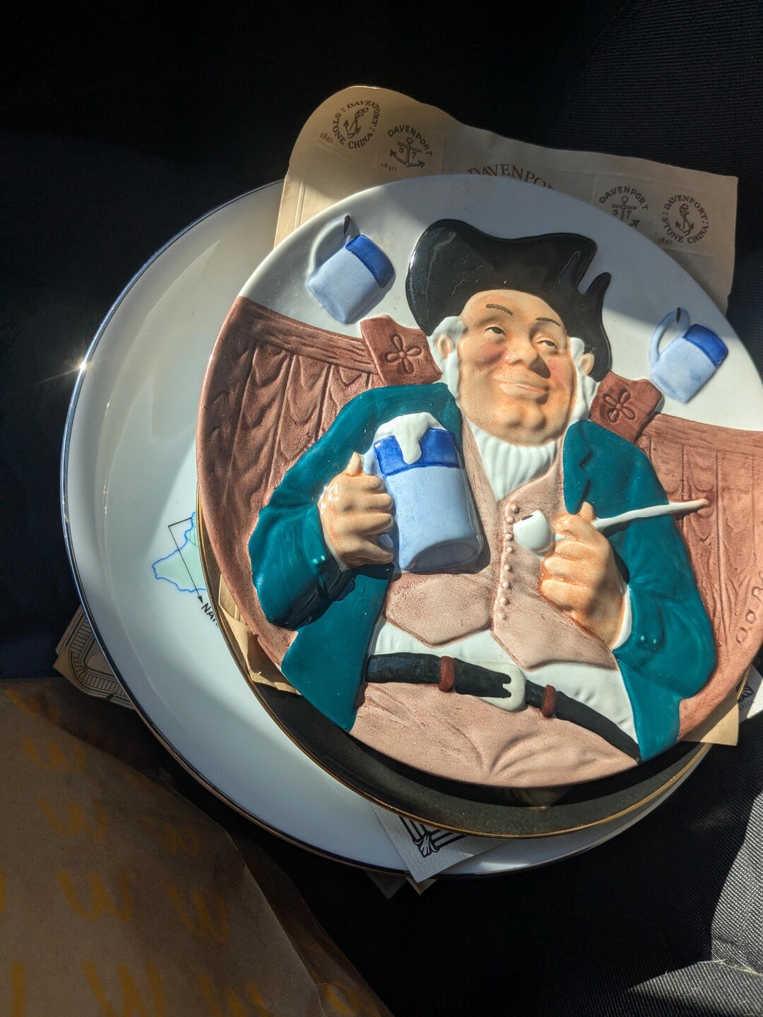 Limited -hand Painted Collectors Plate Oftoby Fillpot by Wilfred ...