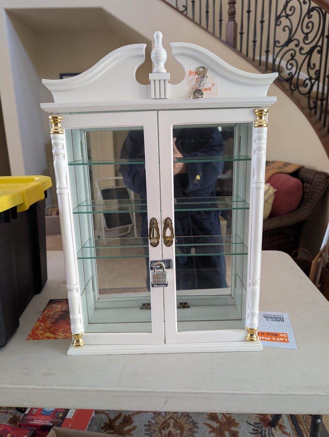Beautiful White Jewelry Box, With Mirrors for Display Purposes . - Etsy