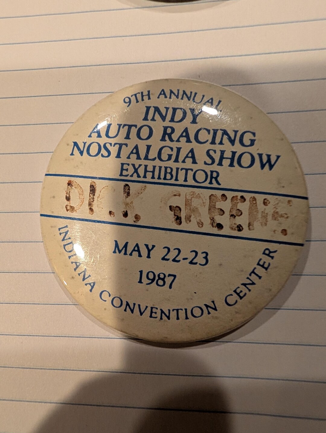 Vintage Indy & Daytona Raceway Buttons - Motor Speedway Nostalgia - Etsy