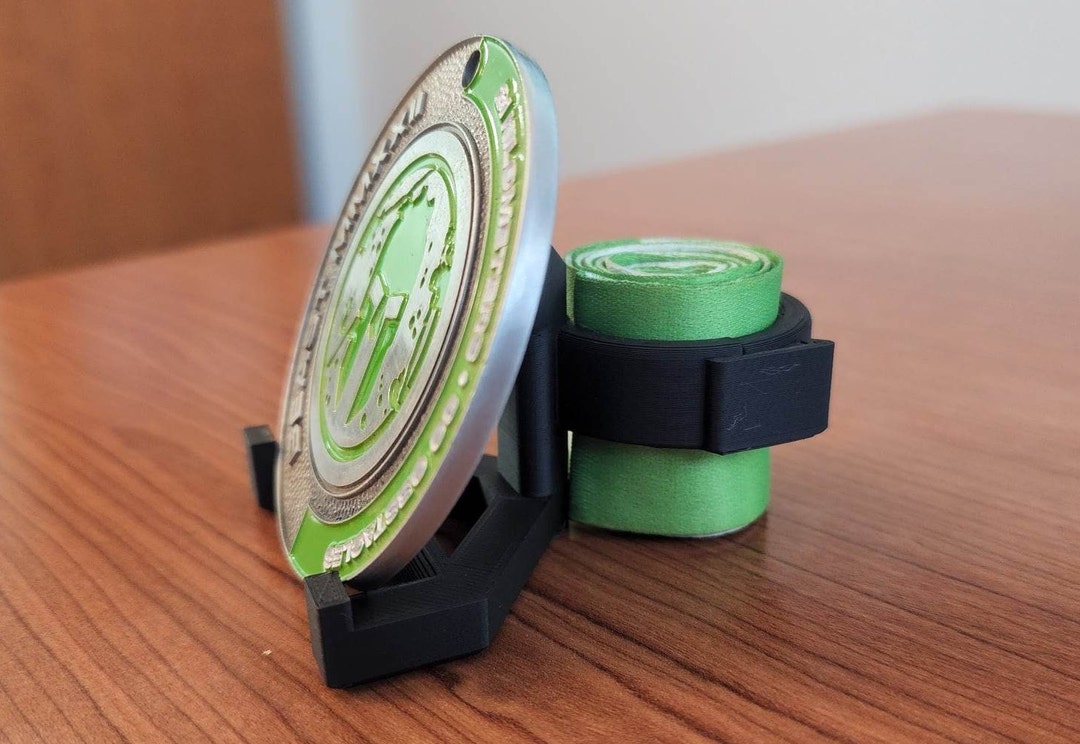 Spartan Finisher Medal Display With Ribbon Holder - Etsy