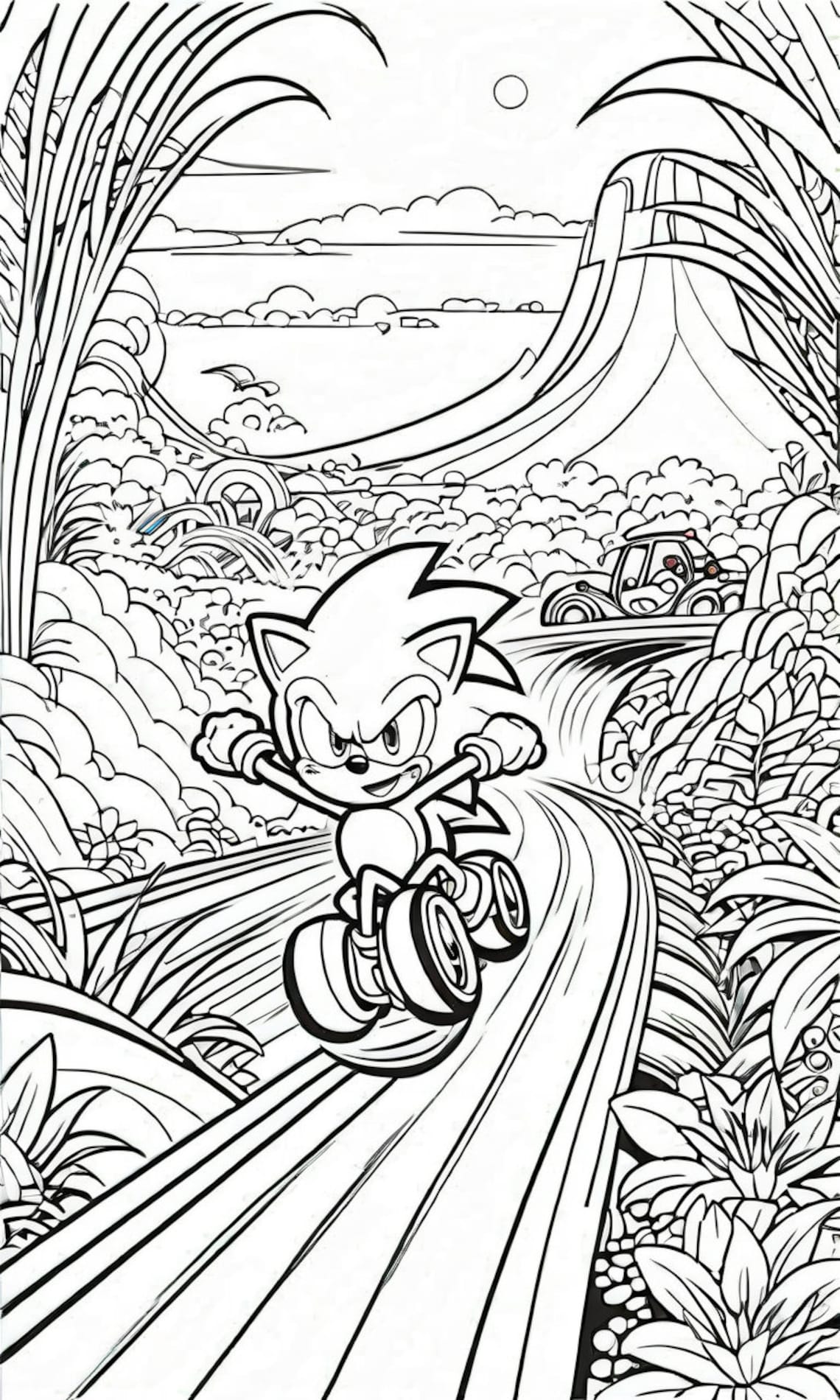 74 Sonic Coloring Pages PDF - Fun for Kids and Adults | Instant ...
