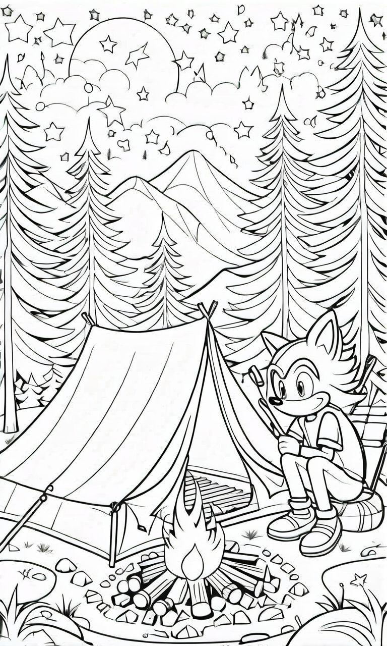 74 Sonic Coloring Pages PDF - Fun for Kids and Adults | Instant ...
