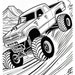 100 Monster Truck Coloring Pages PDF - Perfect for Kids and Adults ...