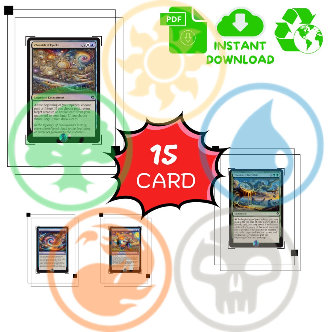 15 Custom MTG Digital Cards - Exclusive Limited Edition - Instant ...