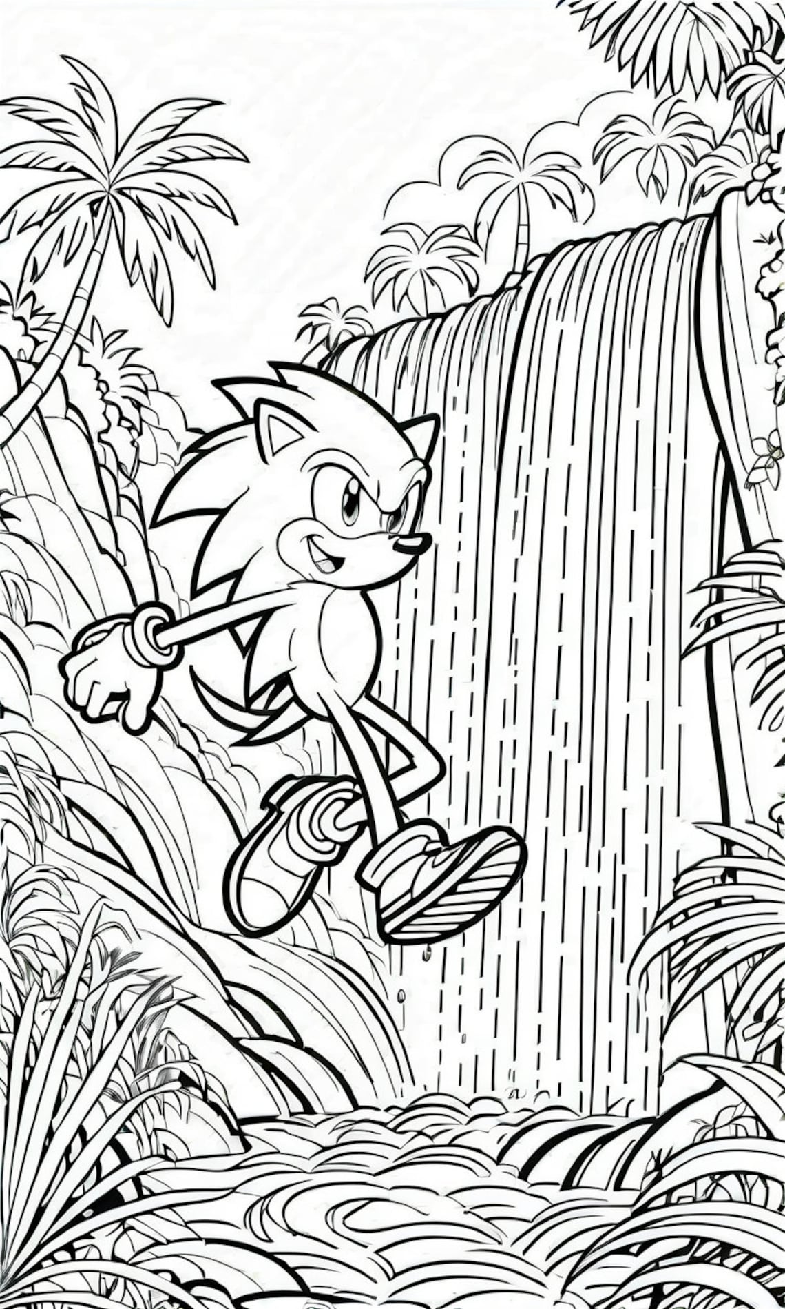 74 Sonic Coloring Pages PDF - Fun for Kids and Adults | Instant ...