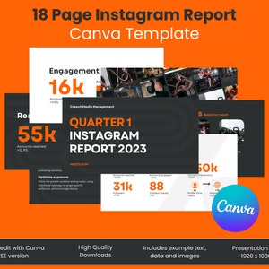 Social Media Analytic Report | Instagram Client Report | Social Media ...