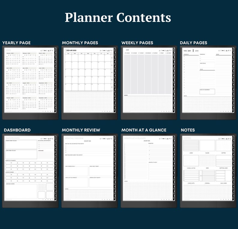 Sticky Notes for Remarkable 2 Template Sticker Note Eink List Notebook ...