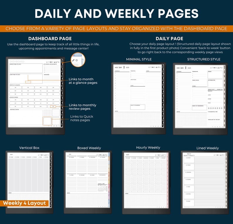 Sticky Notes for Remarkable 2 Template Sticker Note Eink List Notebook ...