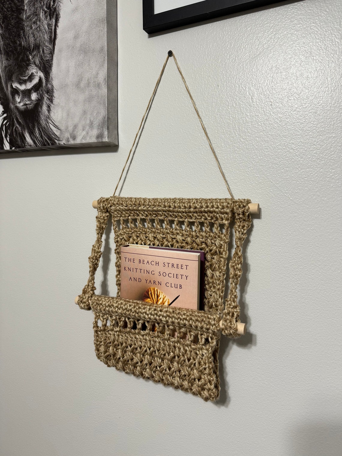 Boho Book Nook Basket - Etsy