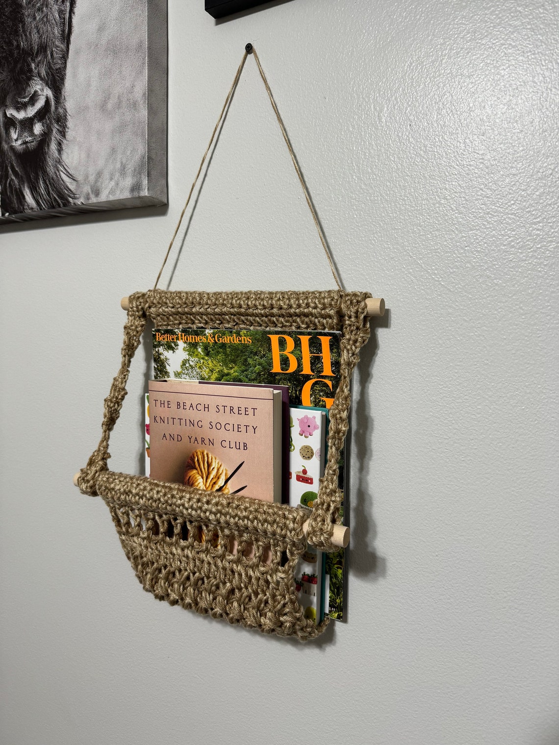 Boho Book Nook Basket - Etsy