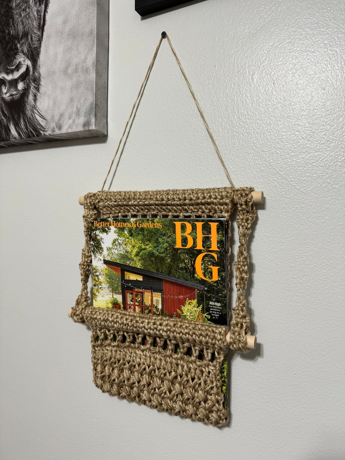 Boho Book Nook Basket - Etsy