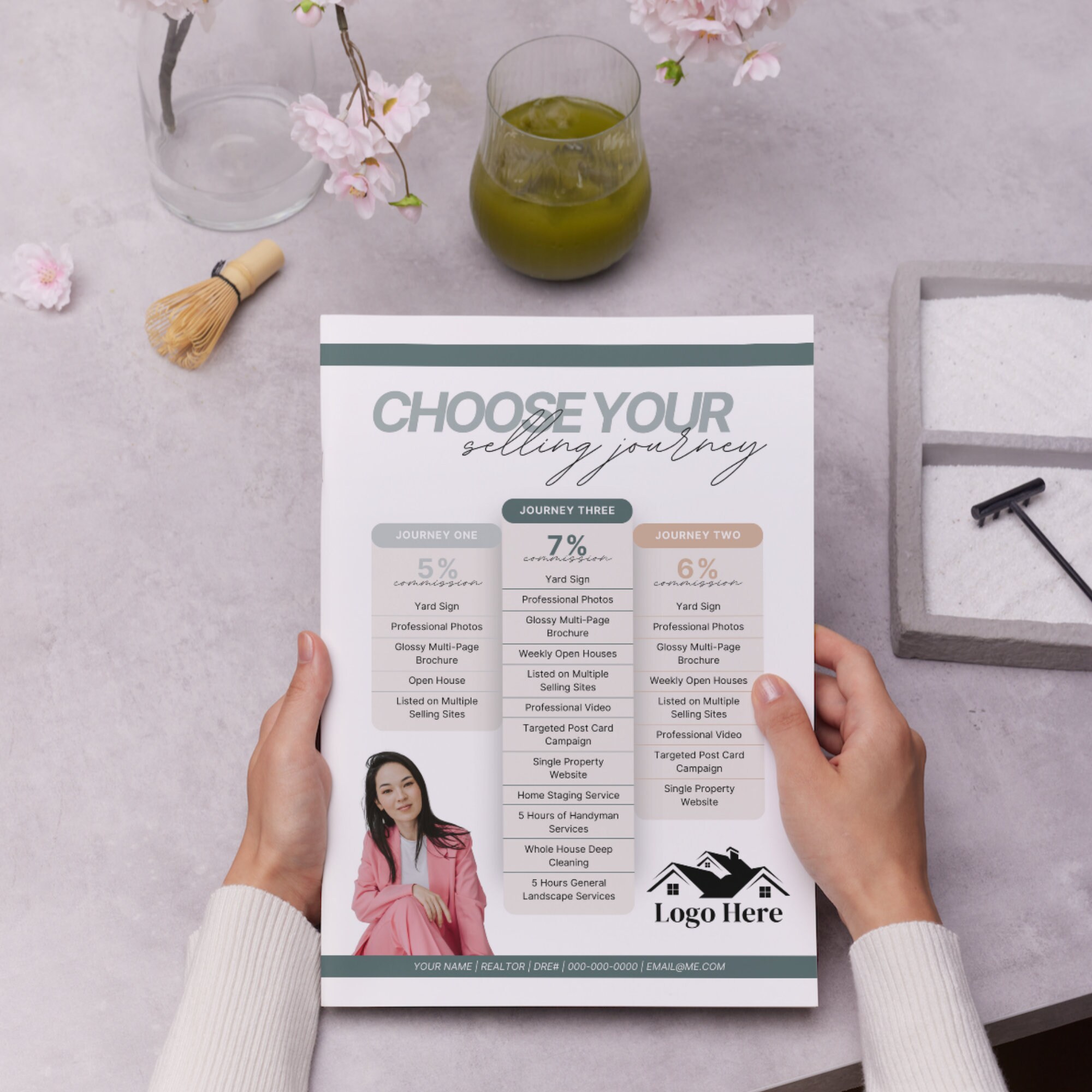 Real Estate Commission Sheets & Marketing Templates Editable Easy-to ...