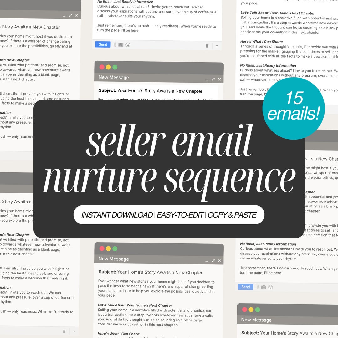 Real Estate Seller Email Templates | Engaging Newsletters for Agents ...