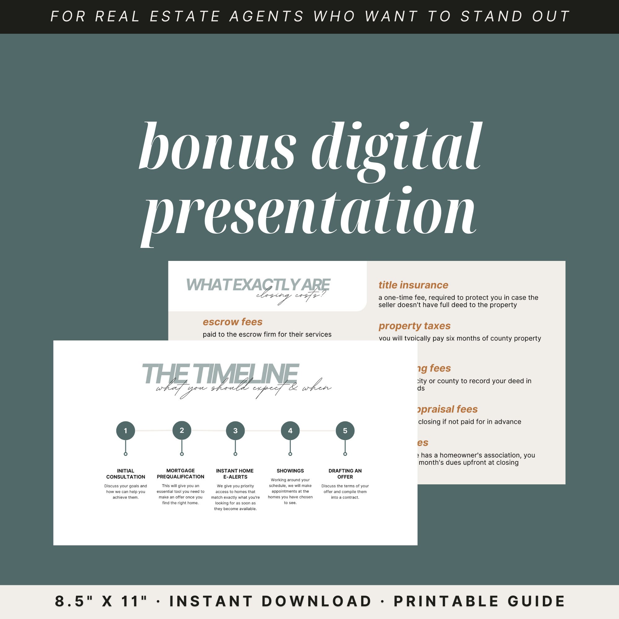 Ultimate Real Estate Buyer's Guide | Customizable & Printable Homebuyer ...