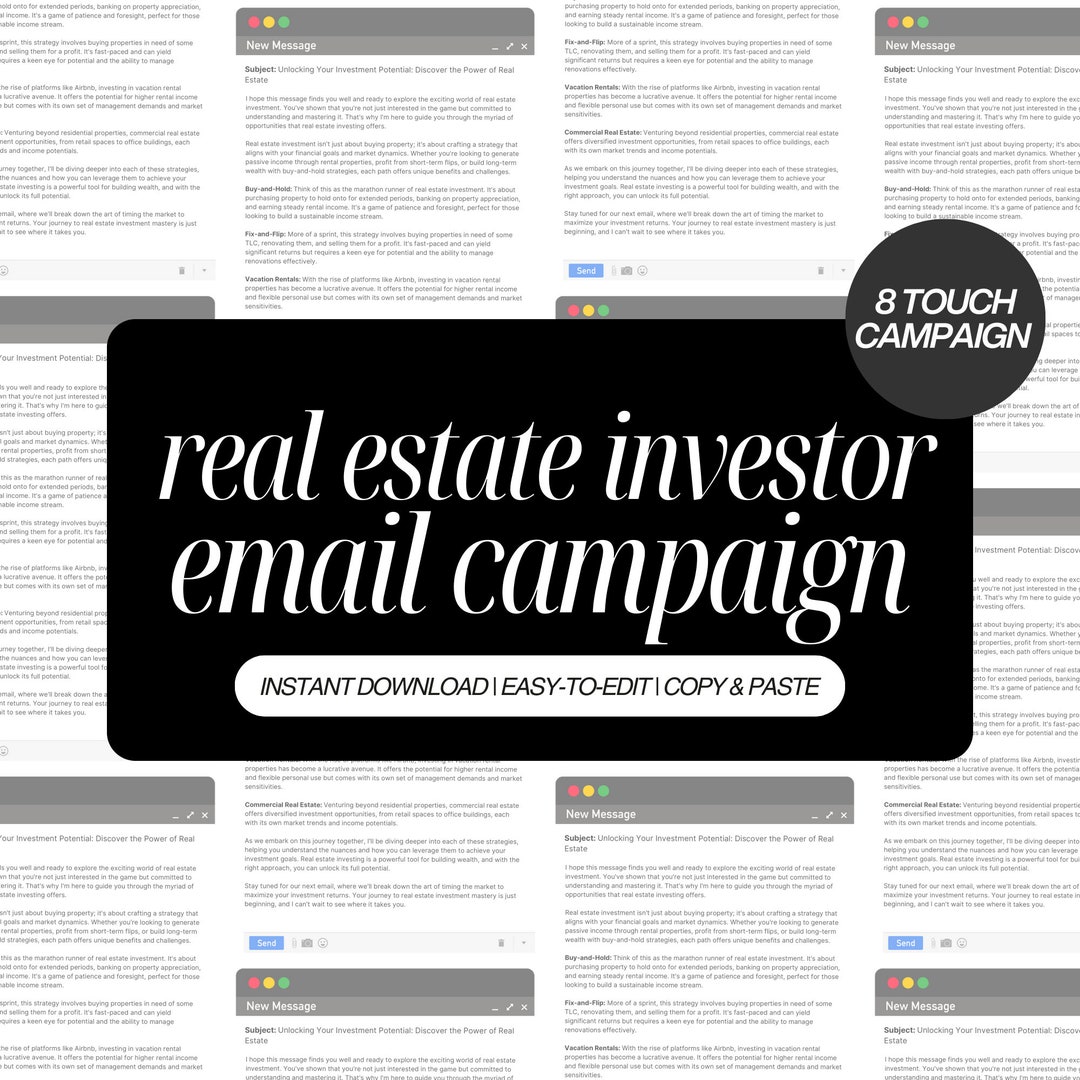 Real Estate Investor Email Templates | Engaging Newsletters for Agents ...