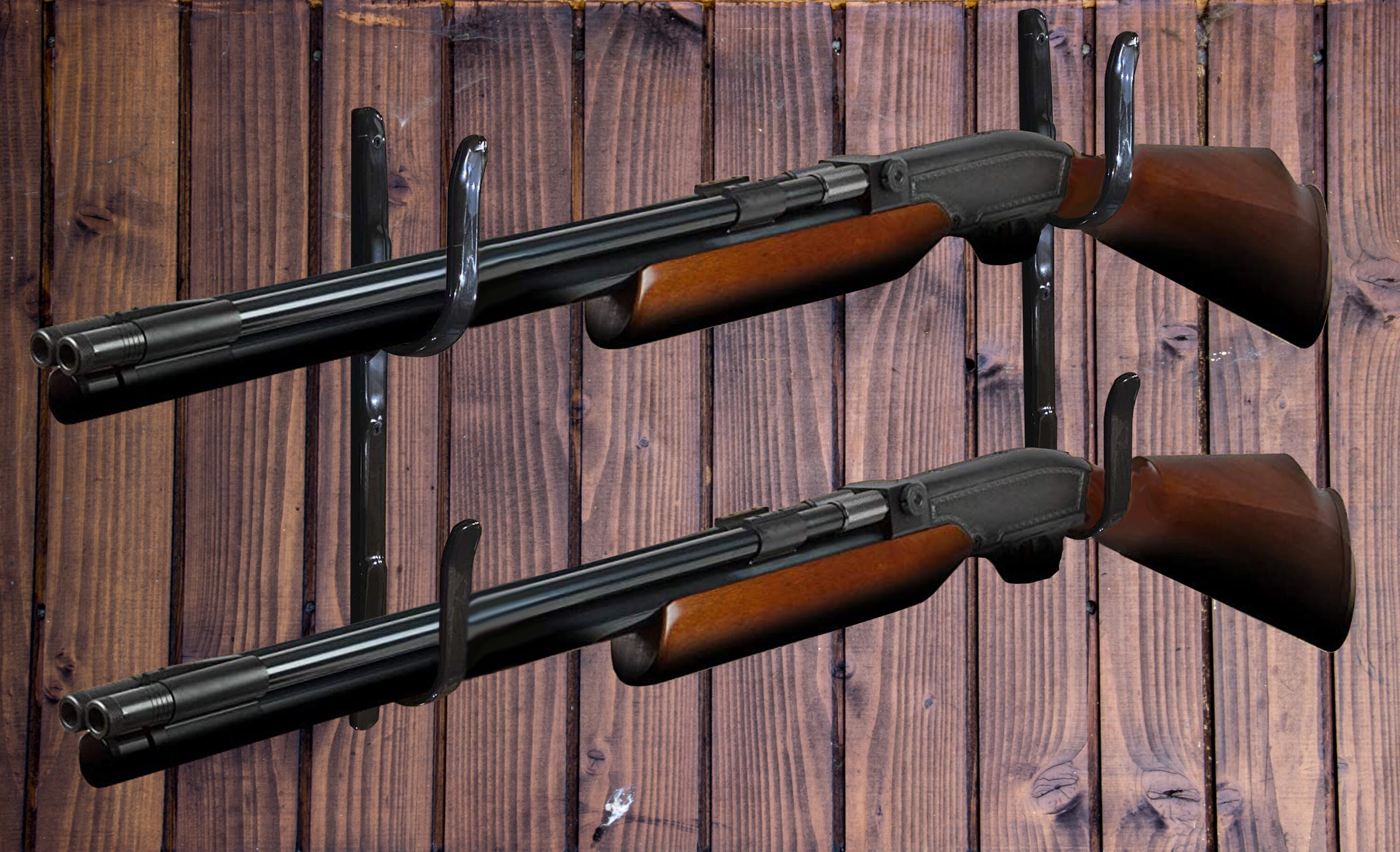 Gun Racks - Gun Rack Wall Mount - Gun Hangers Hooks for Shotgun Rifle ...