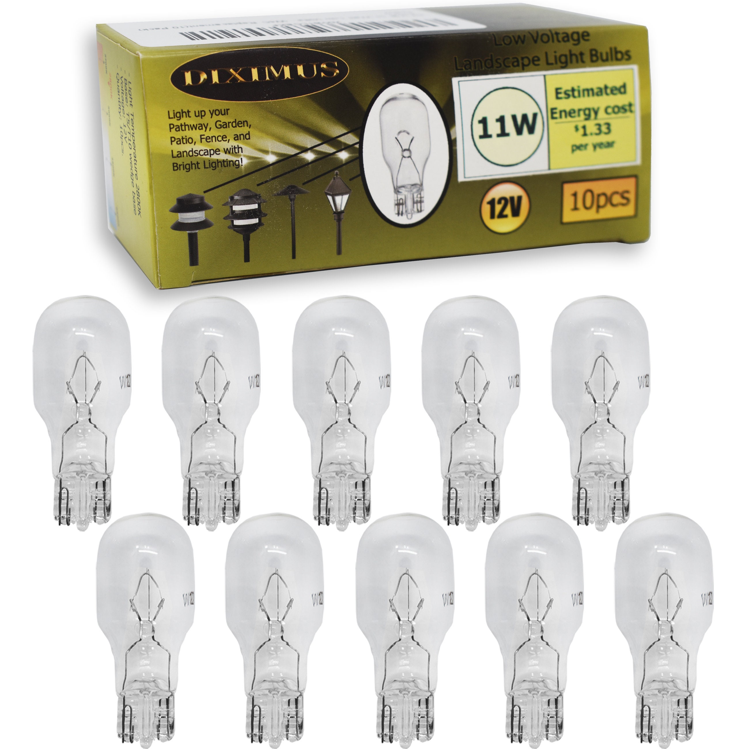 Landscape Light Bulbs - Low Voltage Light Bulbs - 12 Volt Light Bulb ...