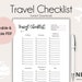 Travel Checklist, Packing Checklist, Travel Organizer, Packing Reminder ...