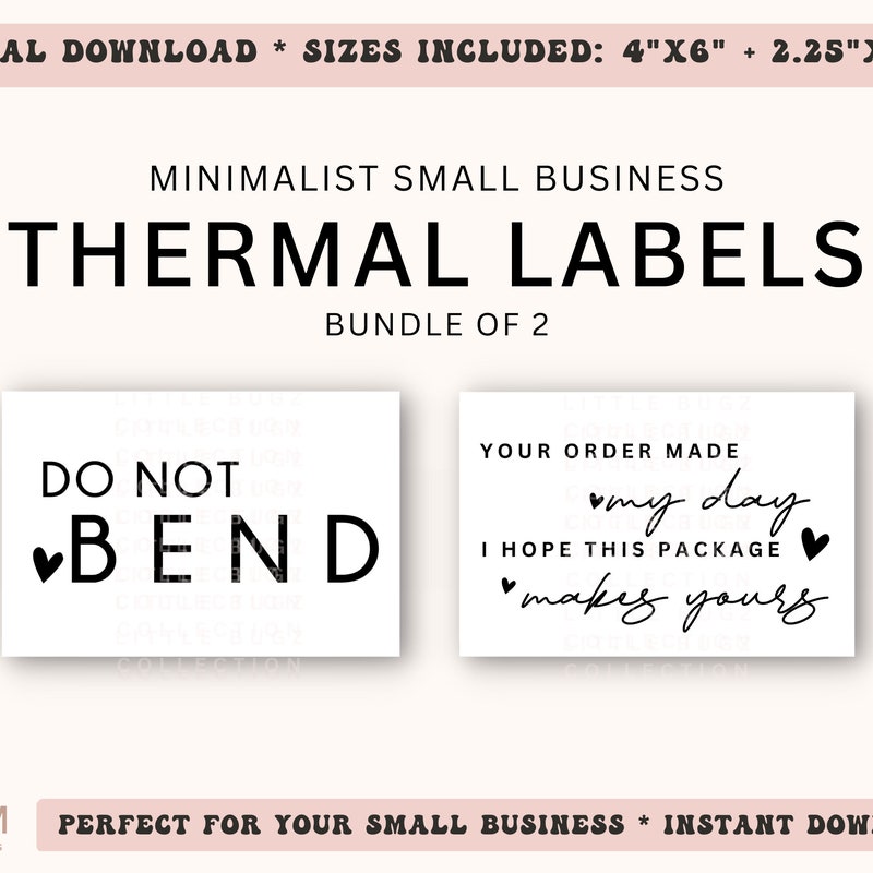 Do Not Bend Labels - Etsy