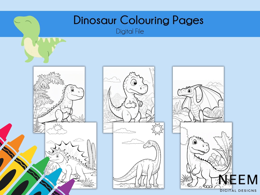 Dinosaur Coloring Pages, Dinosaur Activity Sheets, Dinosaur Printable ...