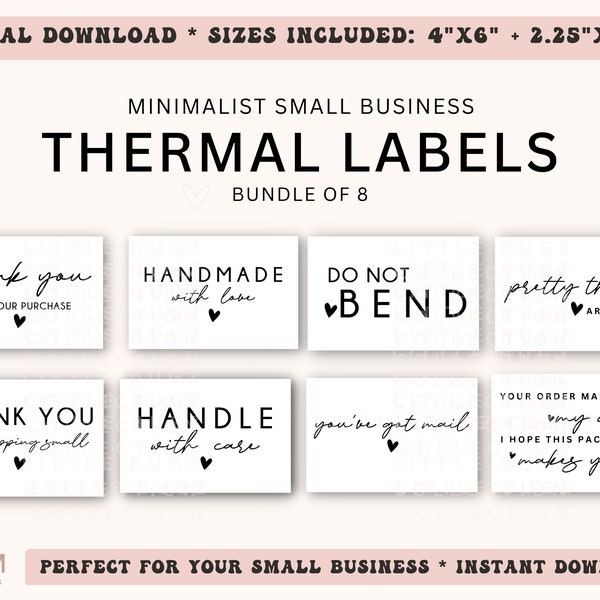 Label Bundle - Etsy