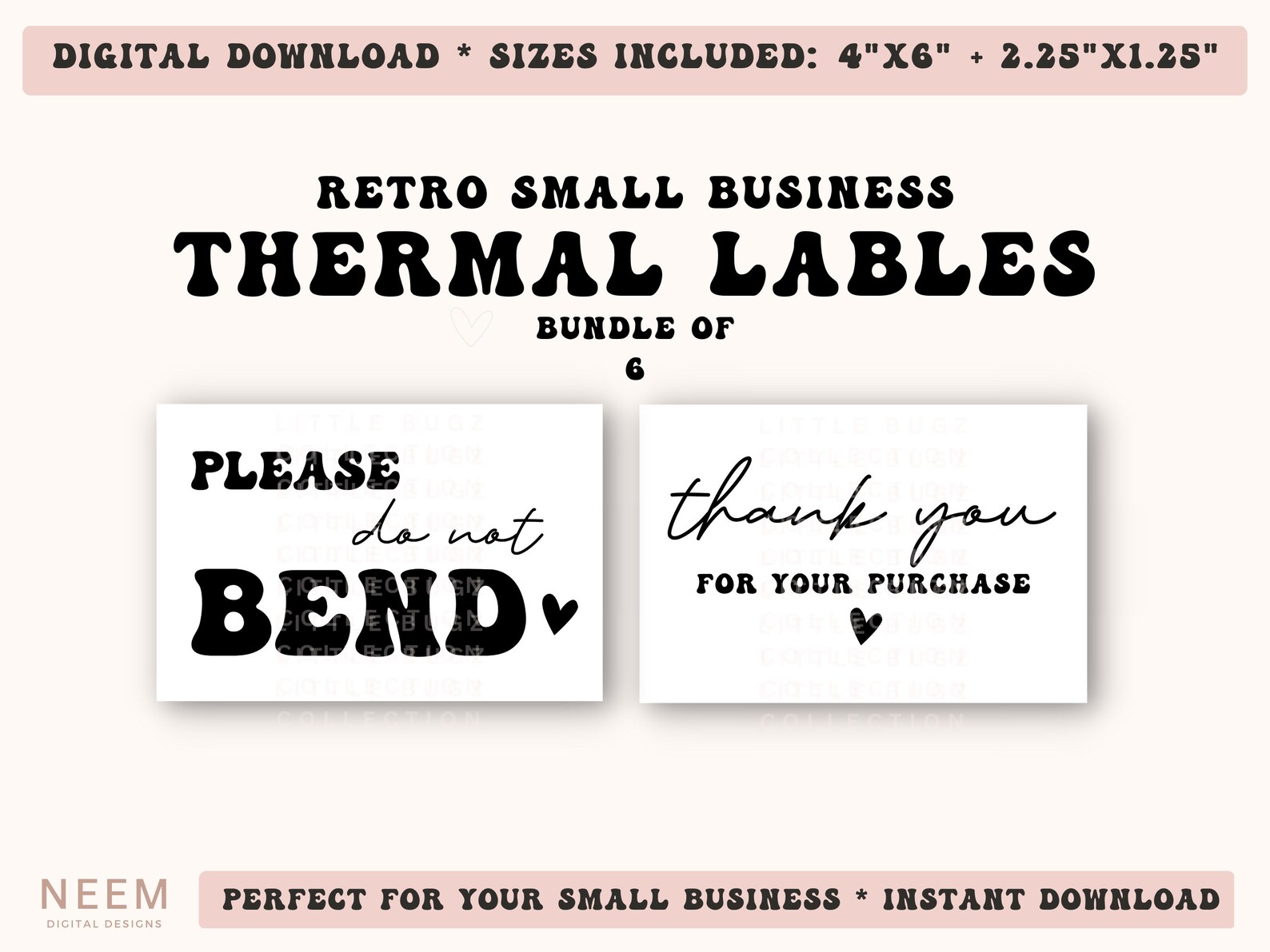 Please Do Not Bend Digital Design for Thermal Printer, Thank You for ...