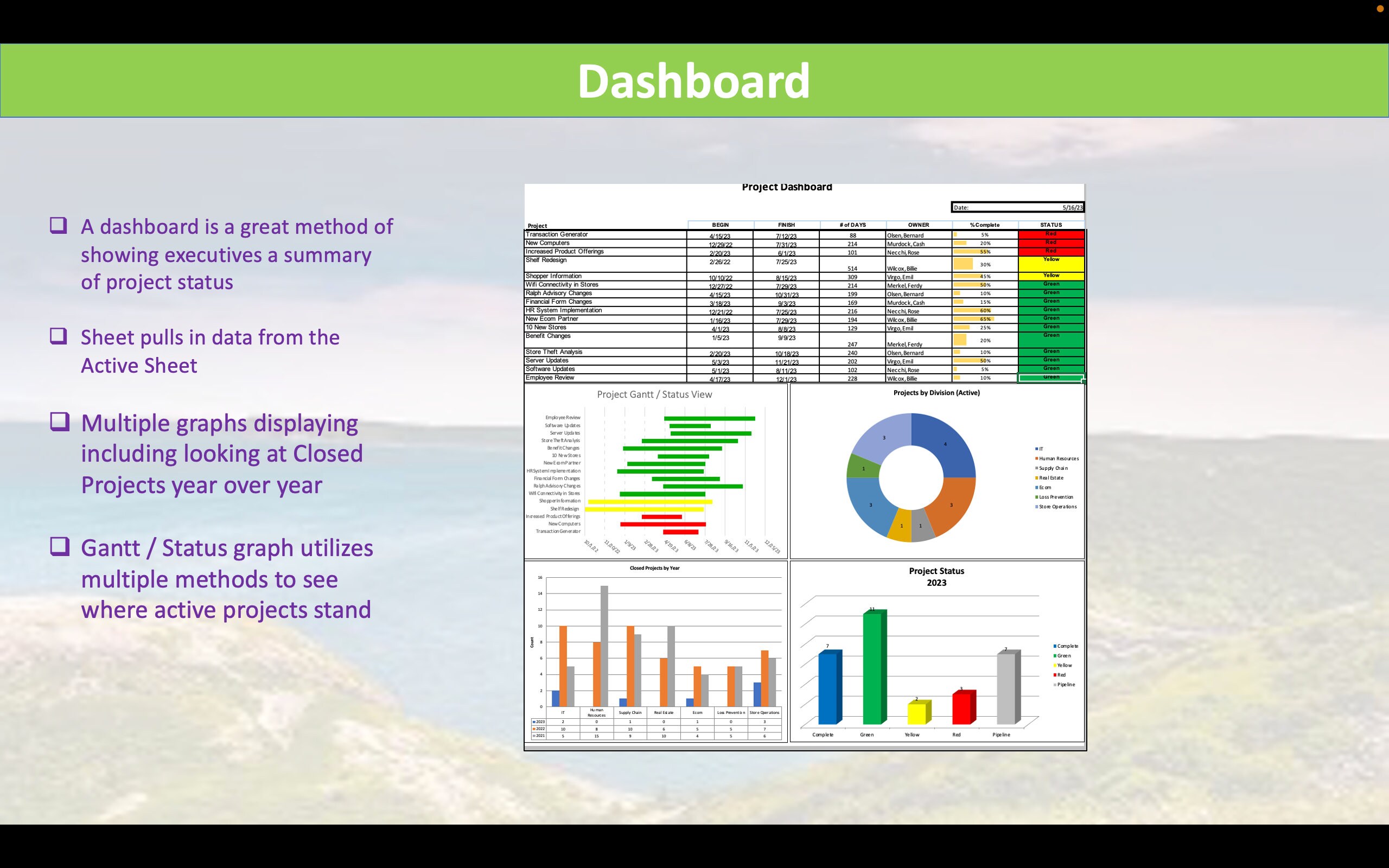 Proven and Trusted Excel Project Management Template - Etsy