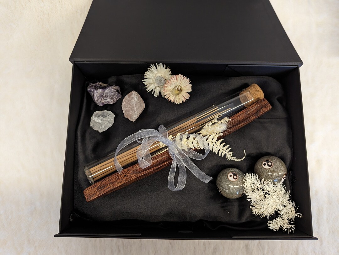 5 Senses Box For Relaxation Energy Or Love Rose Quartz Etsy
