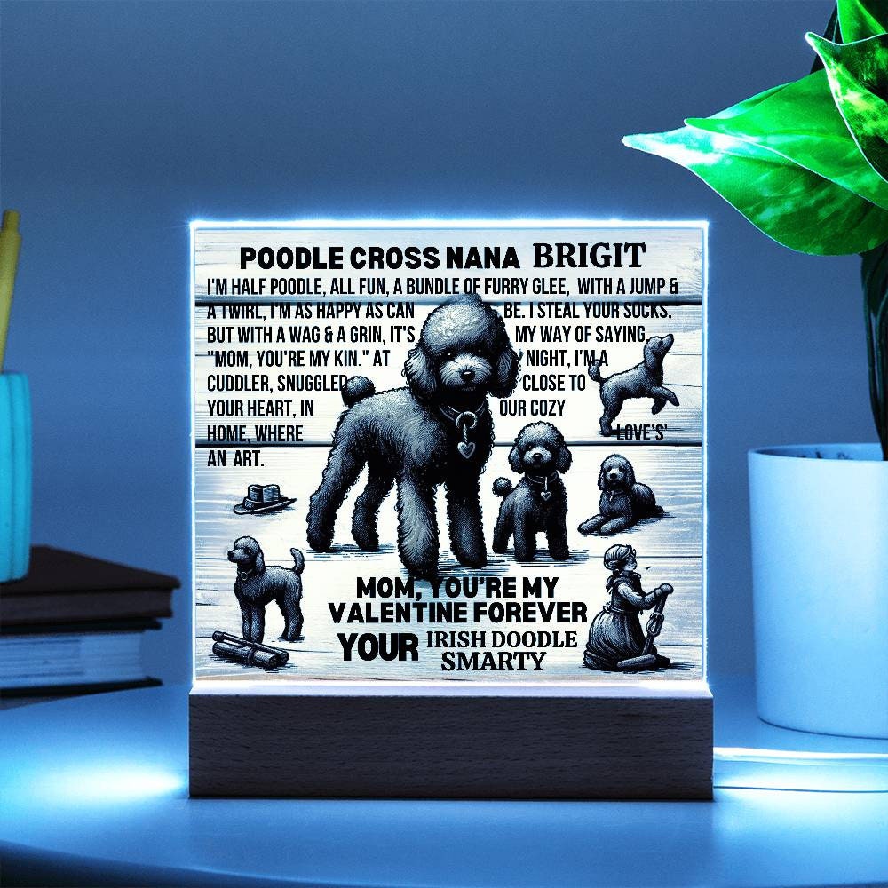 Personalized Breed Dog Mom Acrylic Plaque Home Décor Custom Funny Poem ...