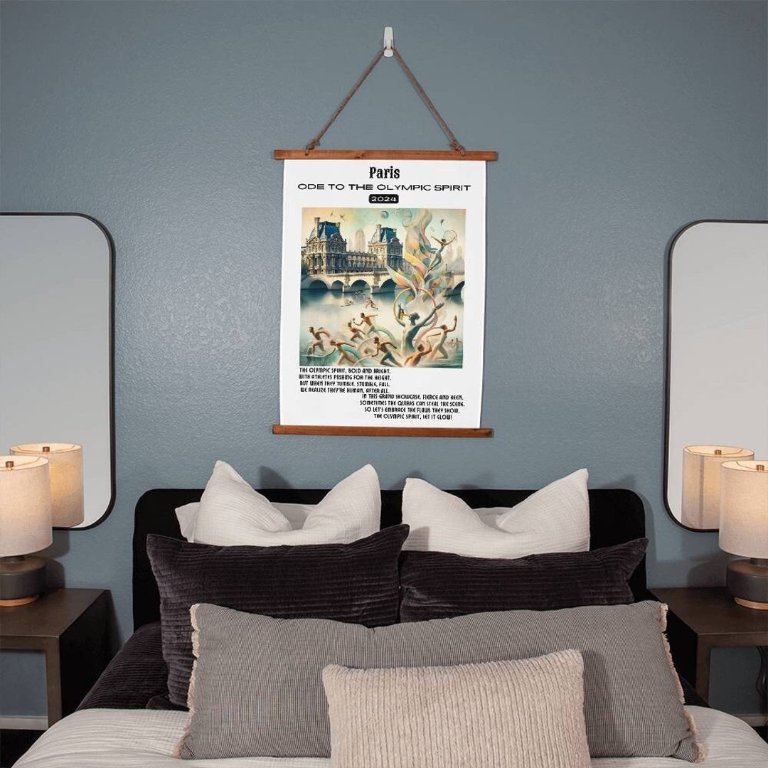 Summer 2024 World Athletic Games in Paris, France in Retro Tapestry for ...