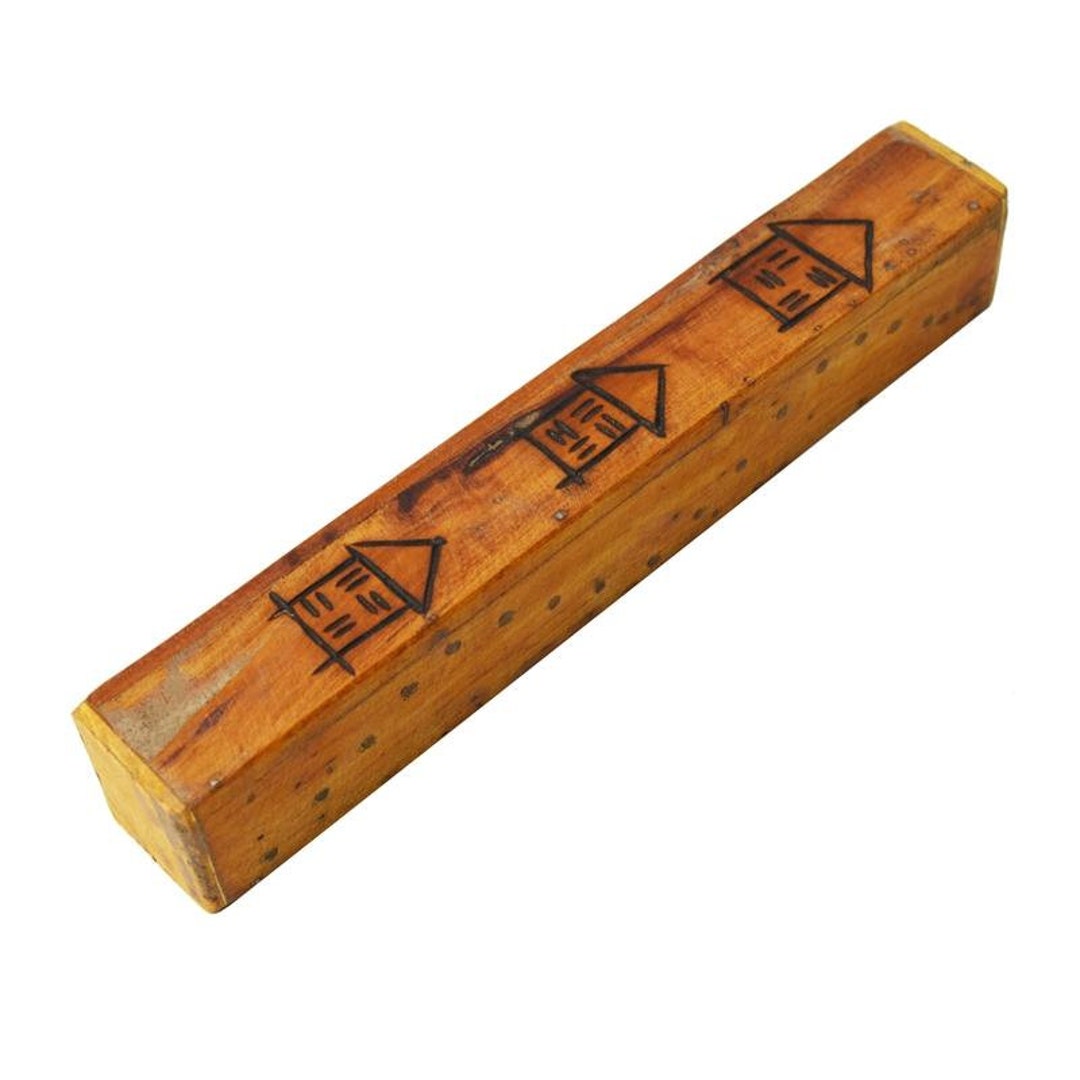 Rainstick Shaker Woodblock Hand Decorated Wooden Rainstick Sound Effect ...