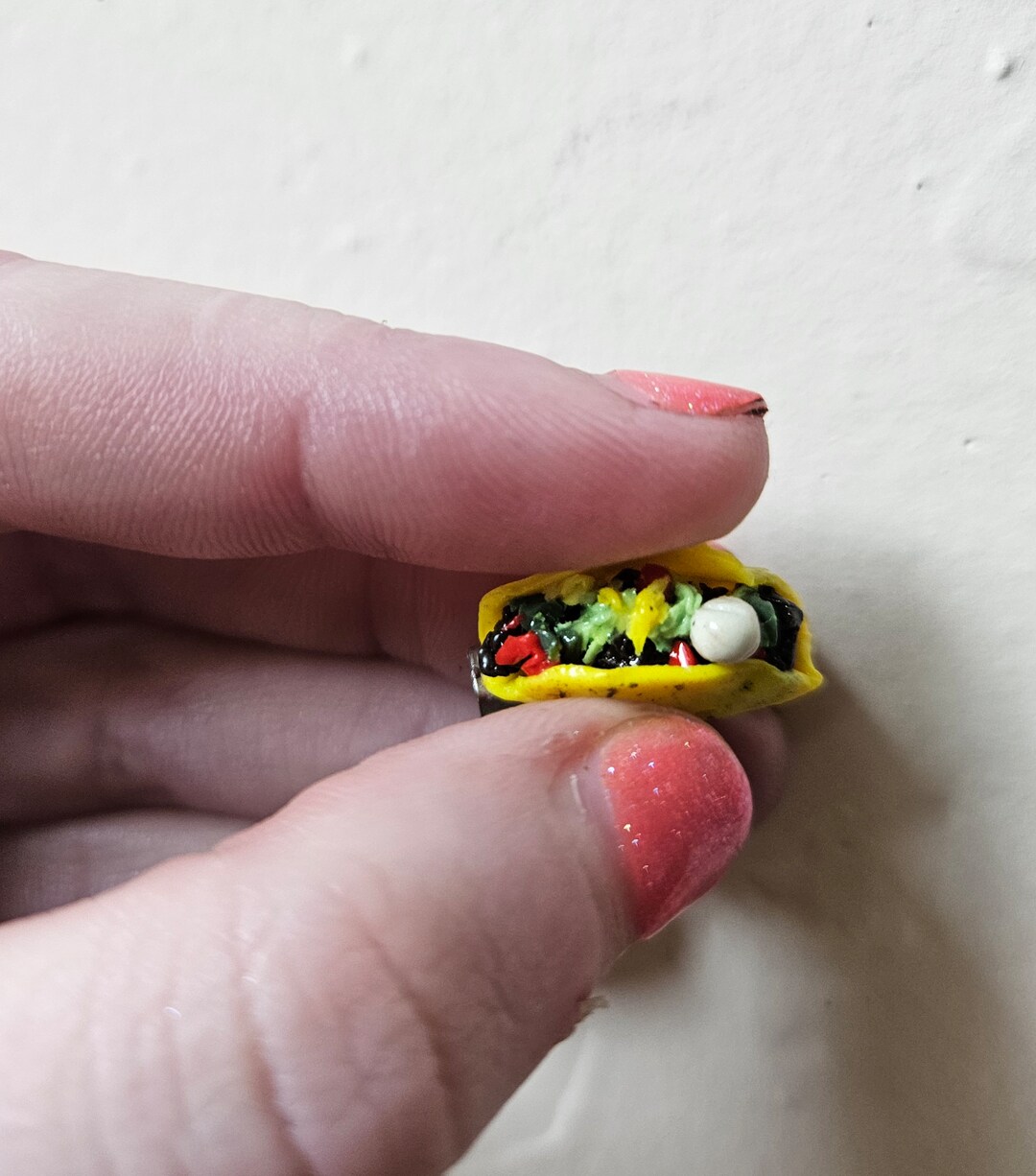Taco Brooch Pin // Handmade Mexican Food Brooch Pin // Gifts for ...