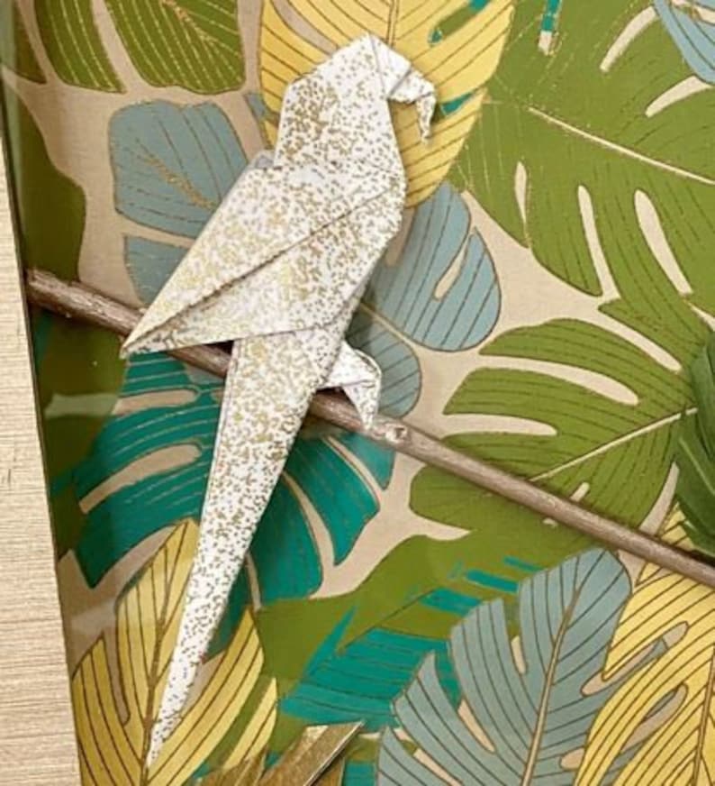 Tropical-inspired Origami Display Frame - Etsy