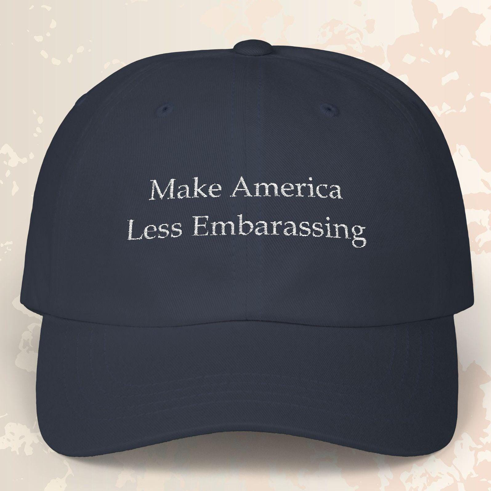 Make America Less Embarrassing Classic Dad Cap Anti Trump Hat Fashion ...