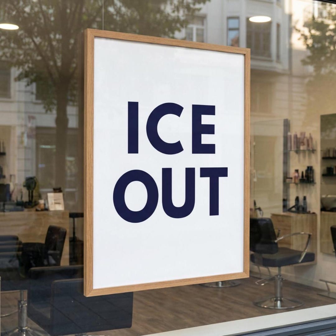 Minnesota Support Poster | 'ICE OUT' Printable Art (digital Download ...