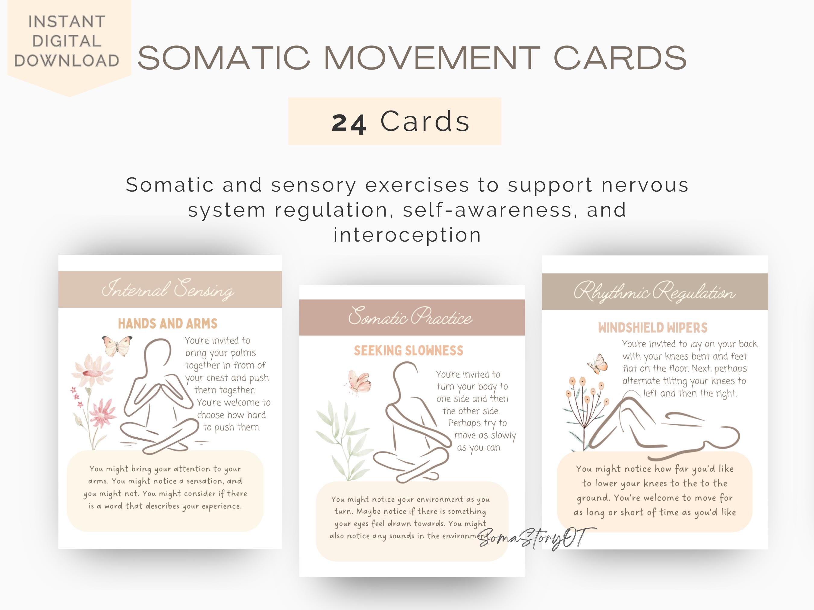 Somatic Therapy Movement Cards - Etsy