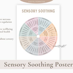 Emotion Wheel, Feeling Wheel, SENSORY SOOTHING Coping Wheel - Etsy Canada