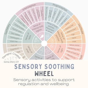 Sensory Soothing Wheel: Sensory Activities for Nervous System ...