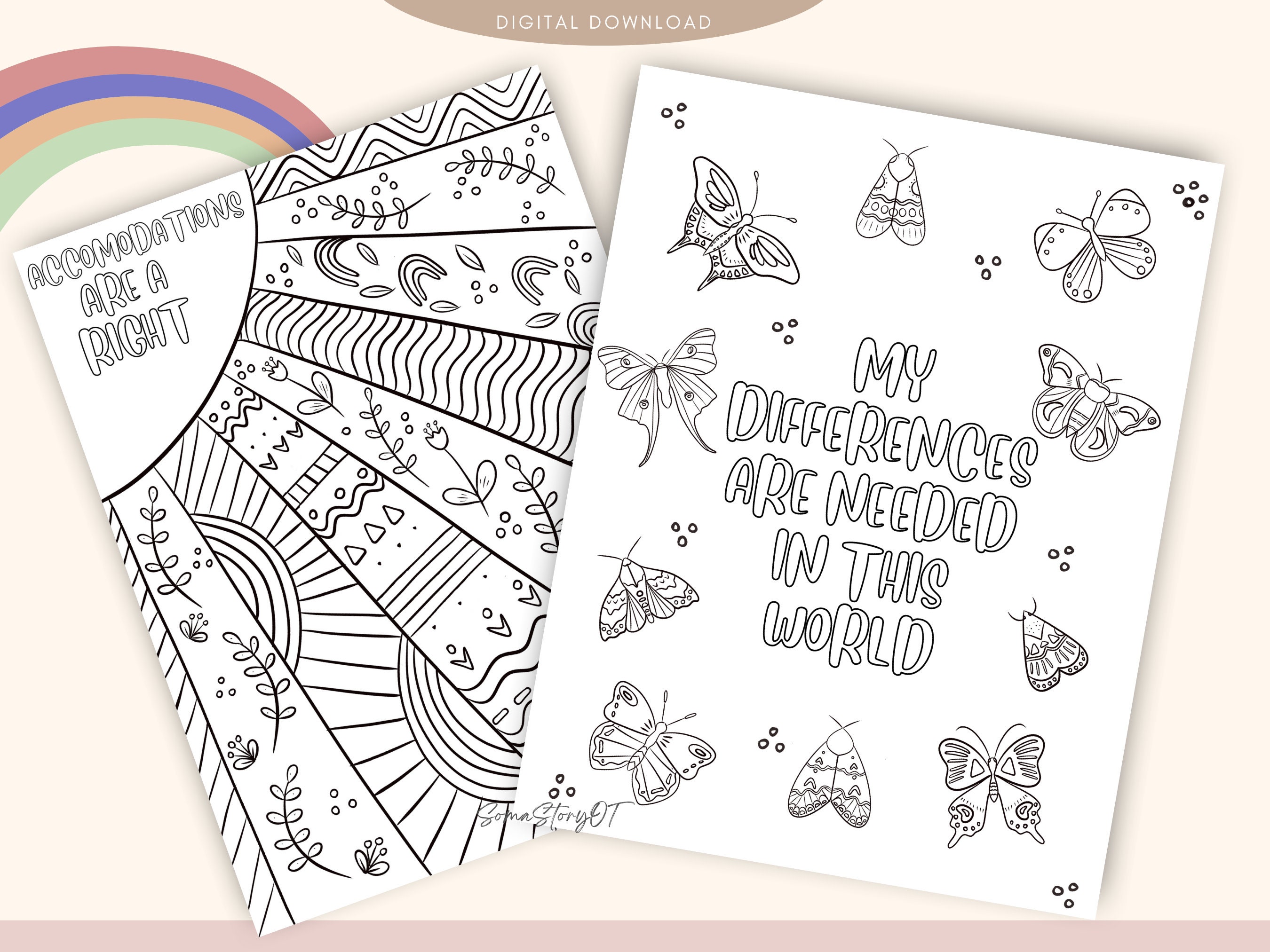 Neurodivergent Affirmations, Neurodiversity Affirming Occupational ...