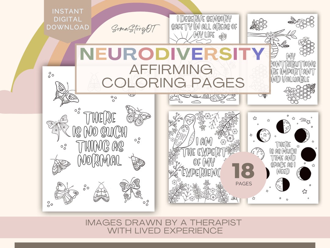 Neurodivergent Affirmations, Neurodiversity Affirming Occupational ...