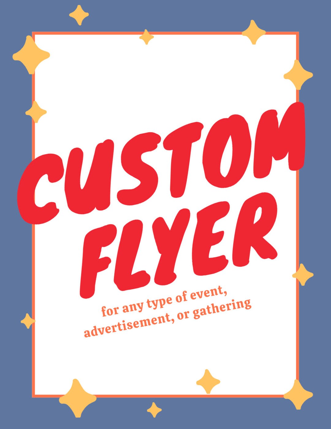 Custom Flyer Design for Your Event or Business JPEG File - Etsy