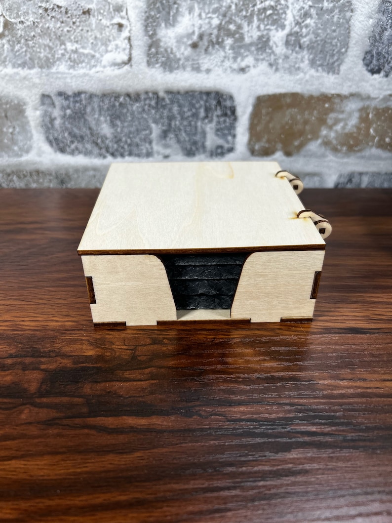 4 Inch Coaster Holder. Laser Cut File. Instant Digital Download SVG. - Etsy