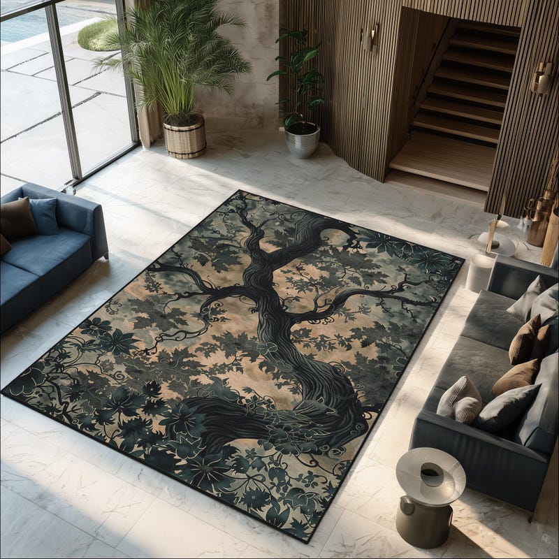 Leaf Rug - Etsy