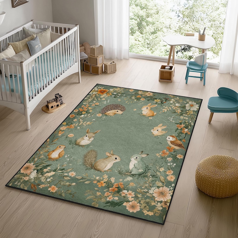 Nursery Rug - Etsy