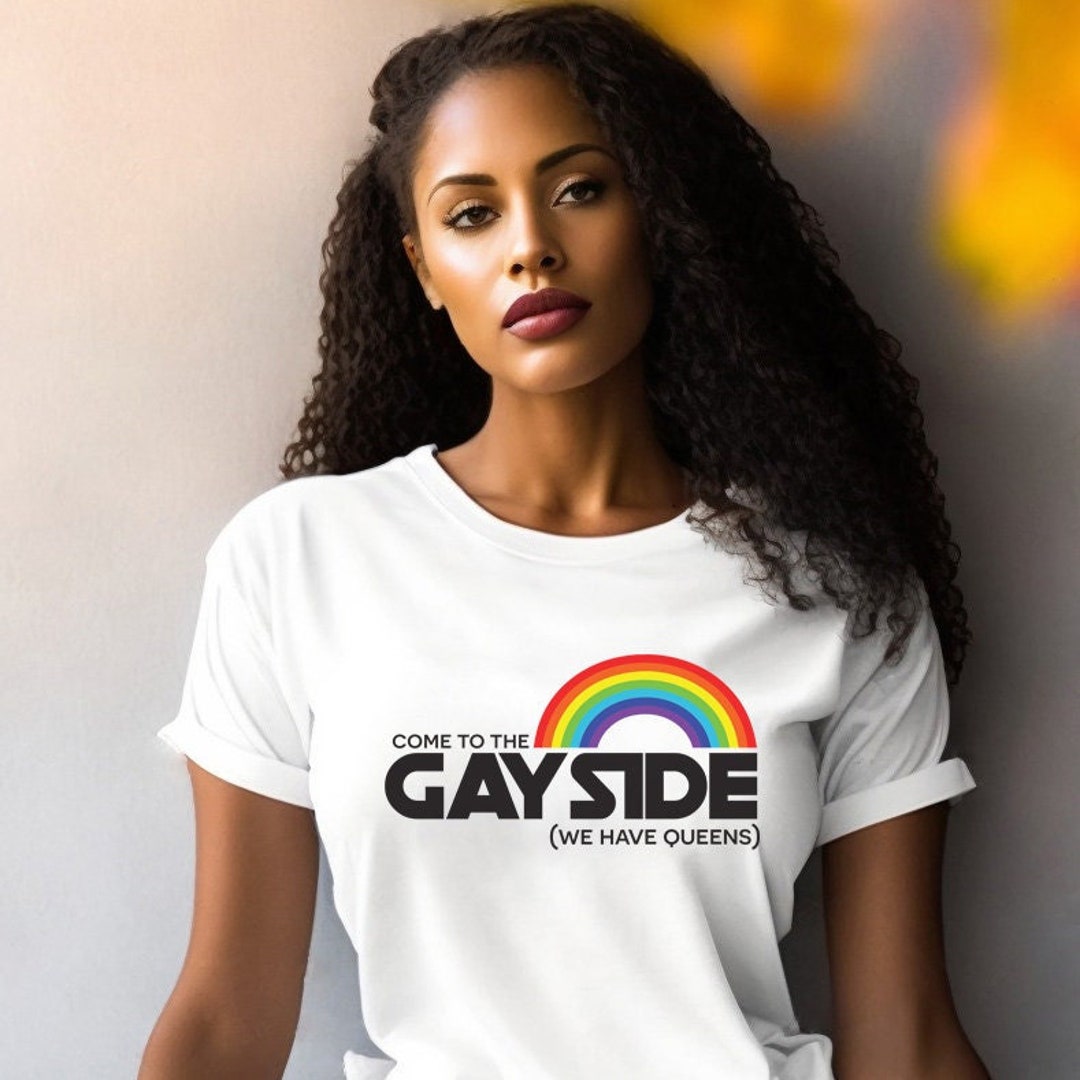 GAY SIDE Shirt Pride Gift Lgbtq Shirt Gay Star Wars Shirt Rainbow Shirt ...