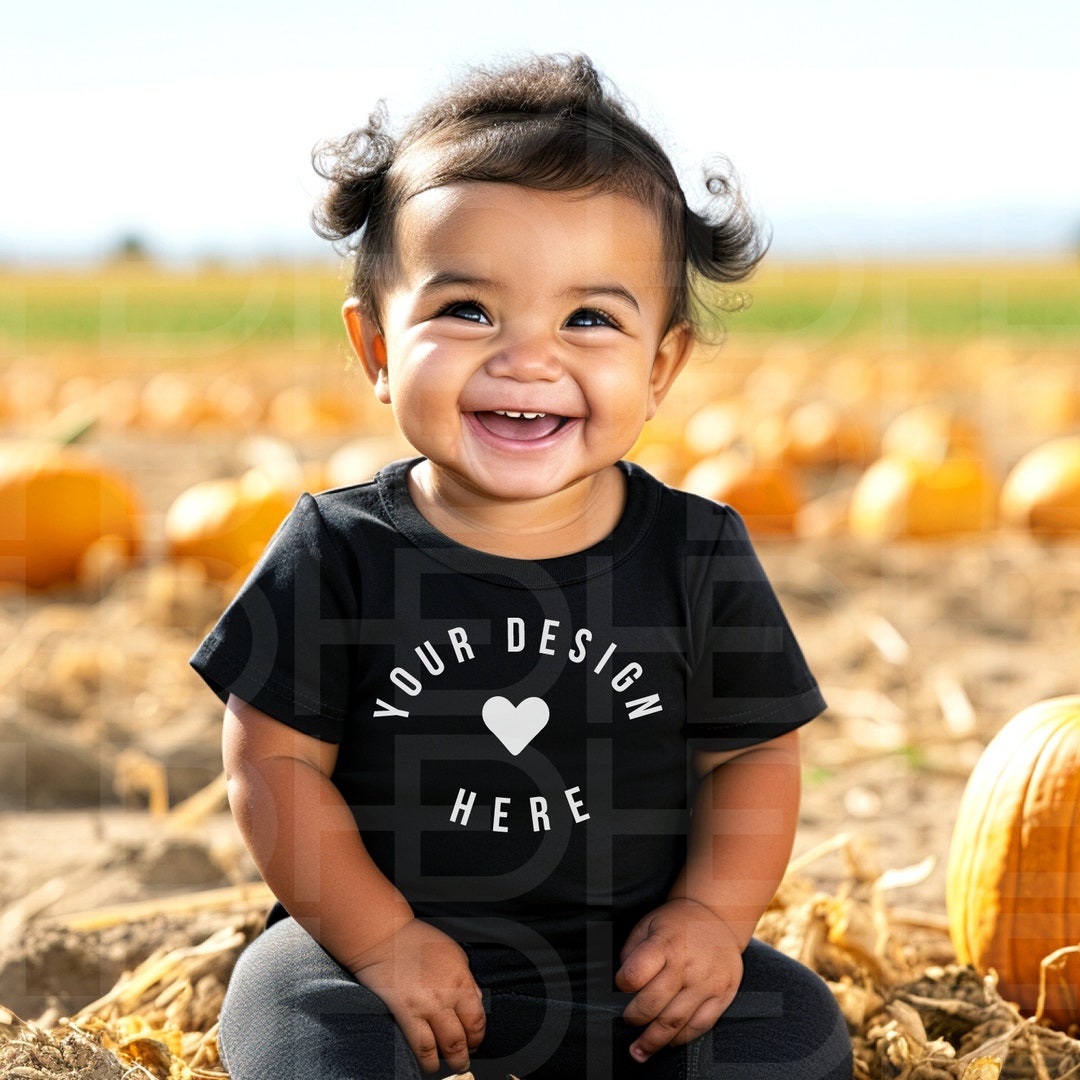 Latina Baby Mockup for Fall Mockup Halloween Mockup for Babies Gildan ...