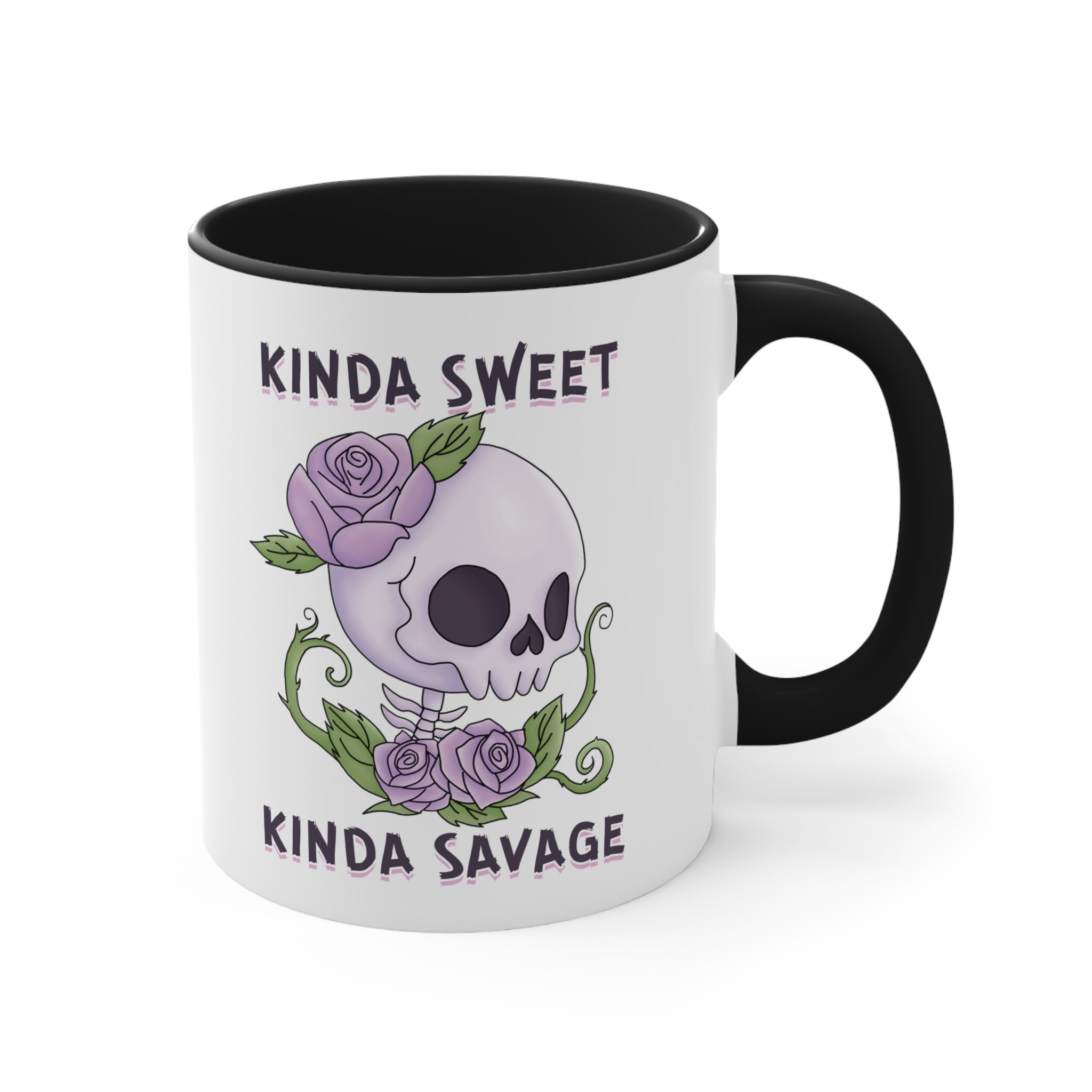 Kinda Sweet Kinda Savage Coffee Mug, 11oz | Valentine Coffee Mug ...