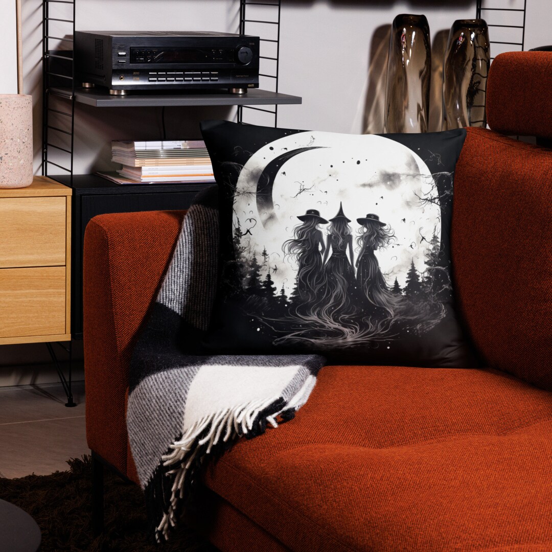 Basic Witch Pillow | Witchy Vibes | Halloween Decorative Pillow ...