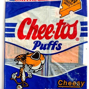 Vintage 90's Cheetos Crisp Packet Print / Tiger Character Retro Graphic ...