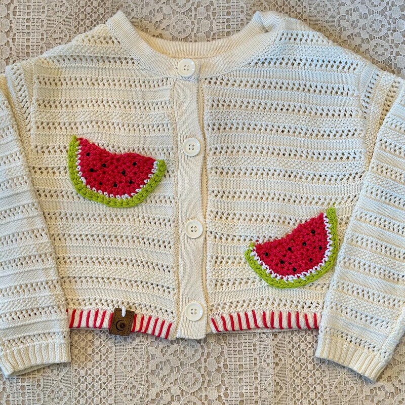 Watermelon Cardigan - Etsy